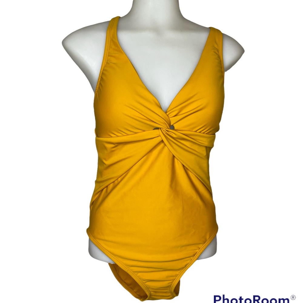 Bleu Rod Beattie Golden Rod One Piece Swimsuit 10 - Gem